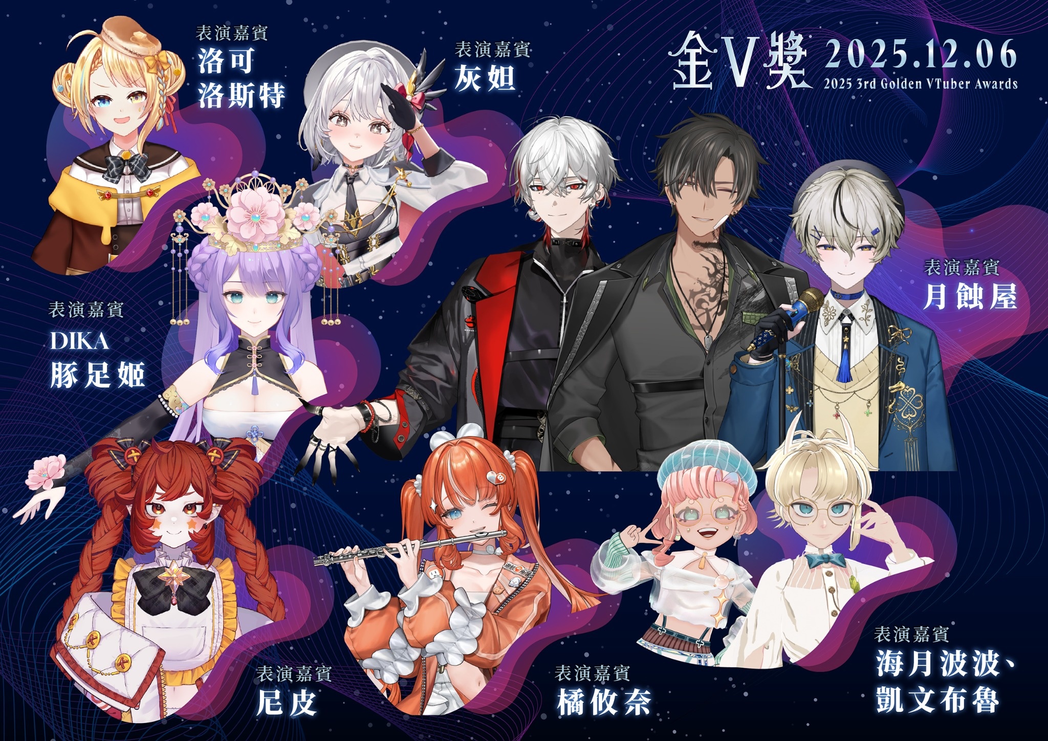 2025金V獎-最新消息-全亞洲首個專為VTuber打造的頒獎典禮